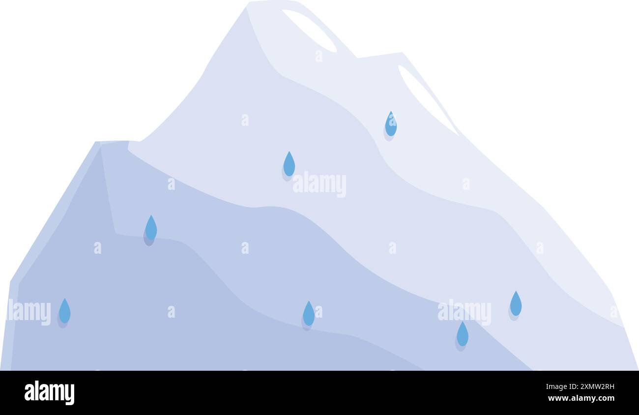 Falling snow on high Stock Vector Images - Alamy