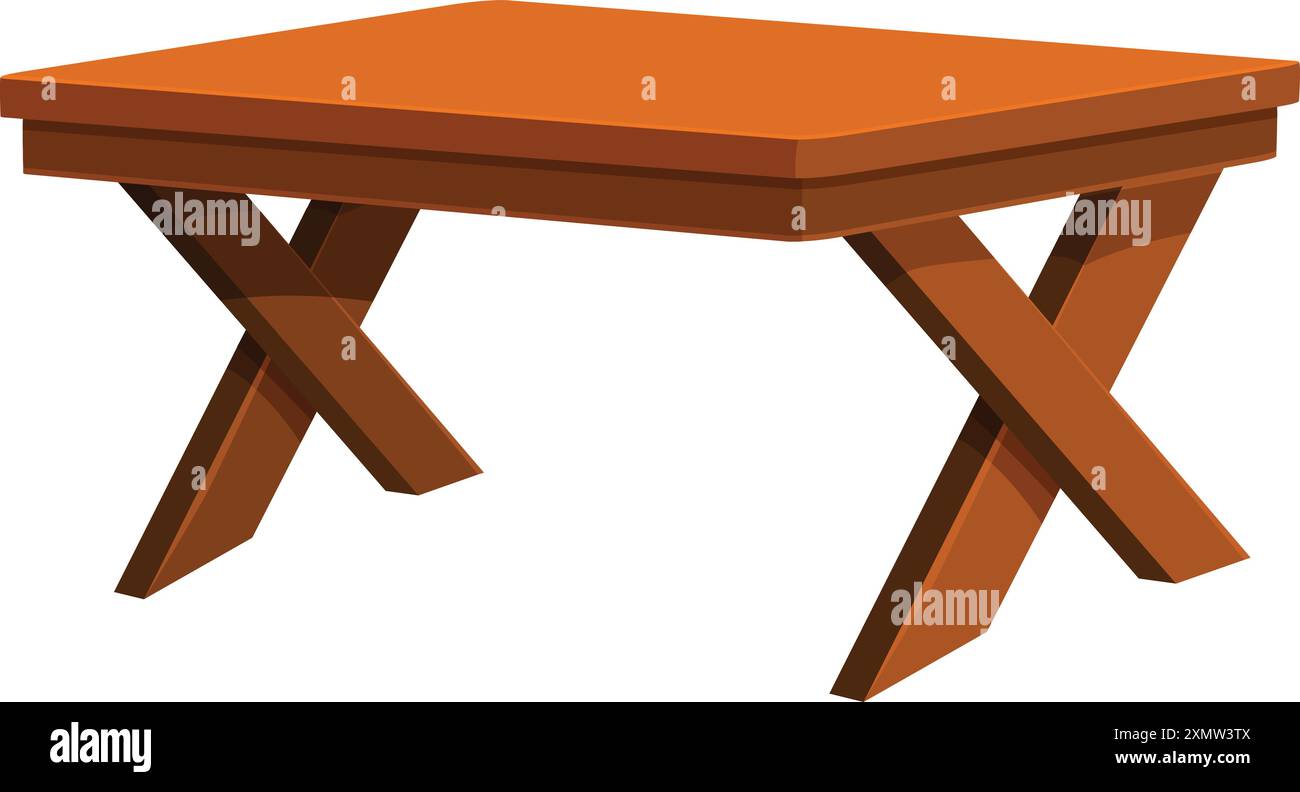 Wooden dining table legs isolated Stock Vector Images - Alamy