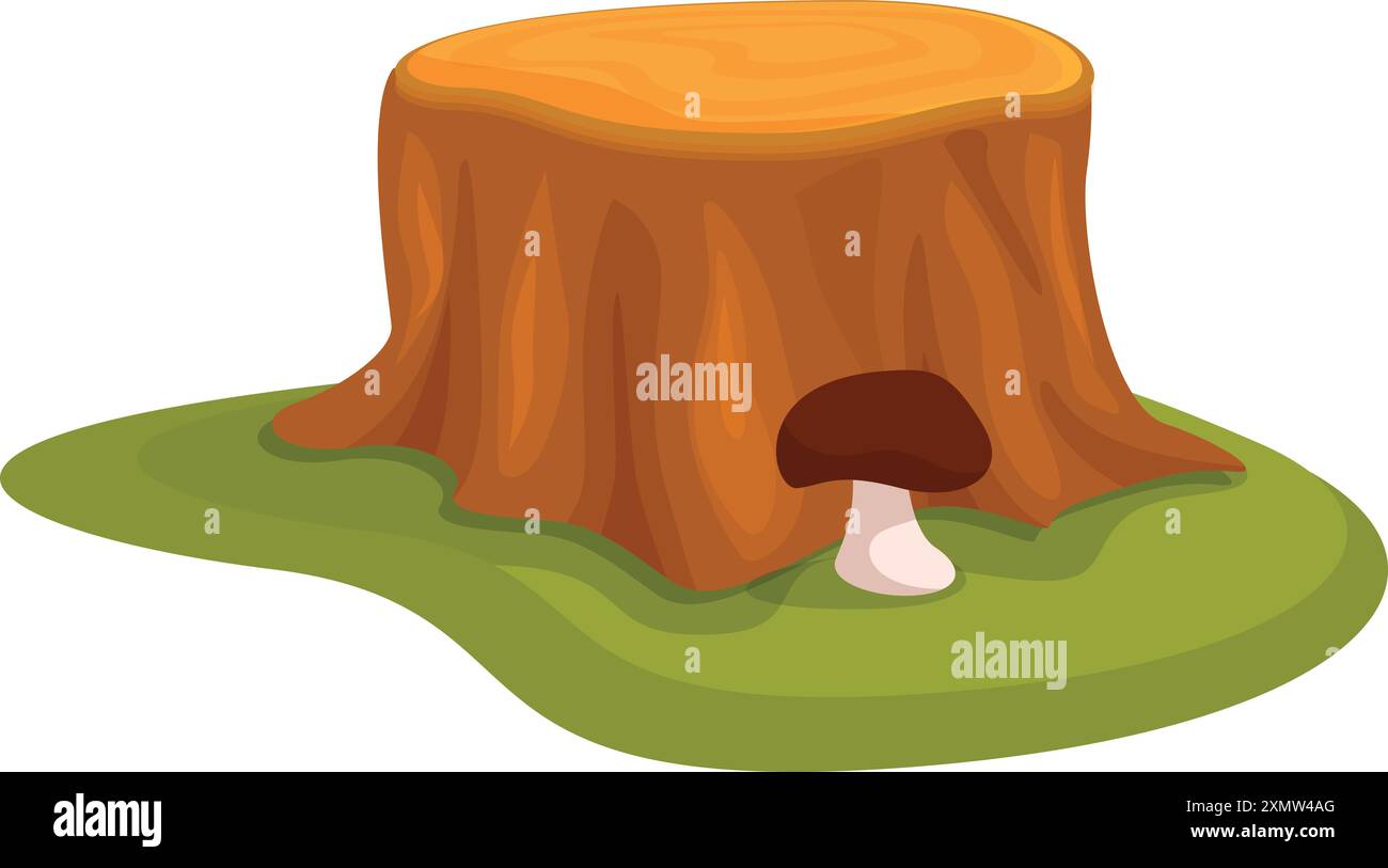 Mushroom growth on tree Cut Out Stock Images & Pictures - Alamy