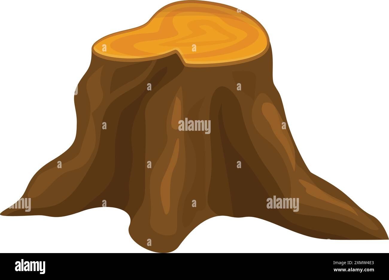 Close old tree trunk Stock Vector Images - Alamy
