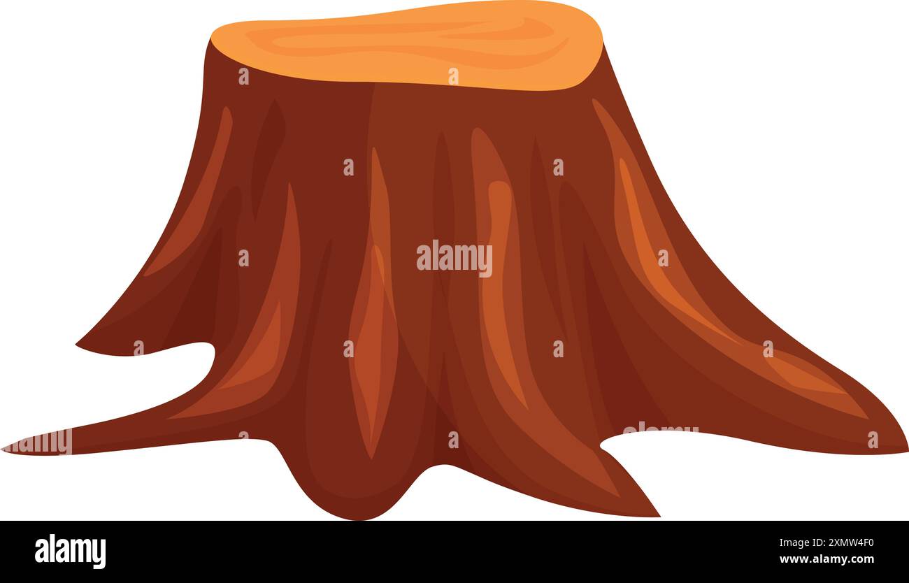 Tree rings showing on Stock Vector Images - Alamy