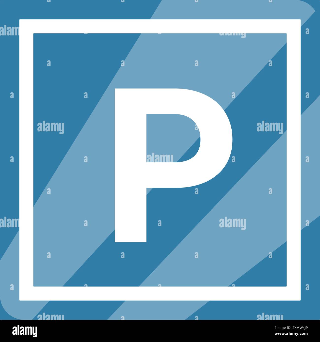 Parking sign indicating a designated area for vehicle parking Stock ...