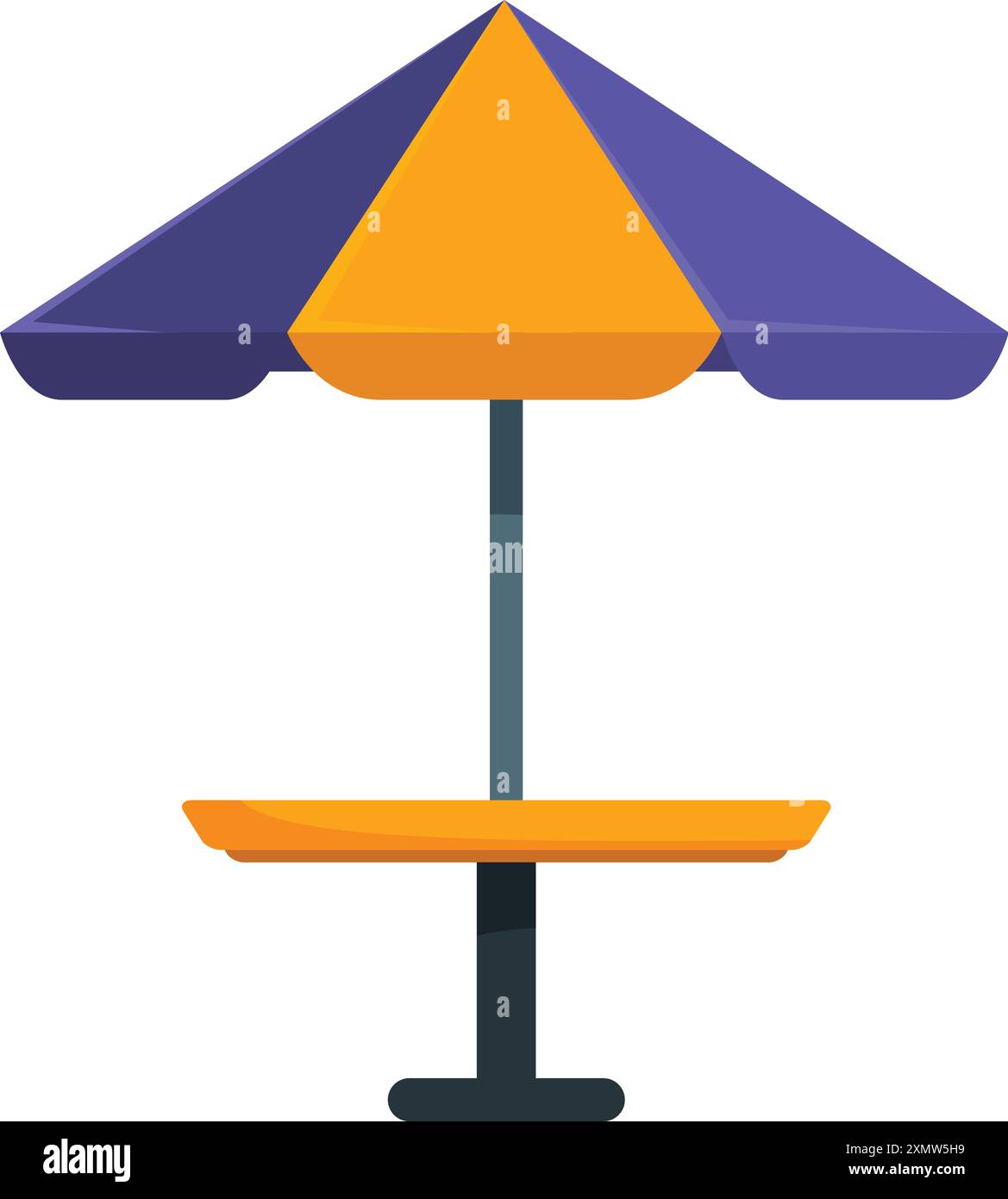 Outdoor food court Stock Vector Images - Alamy