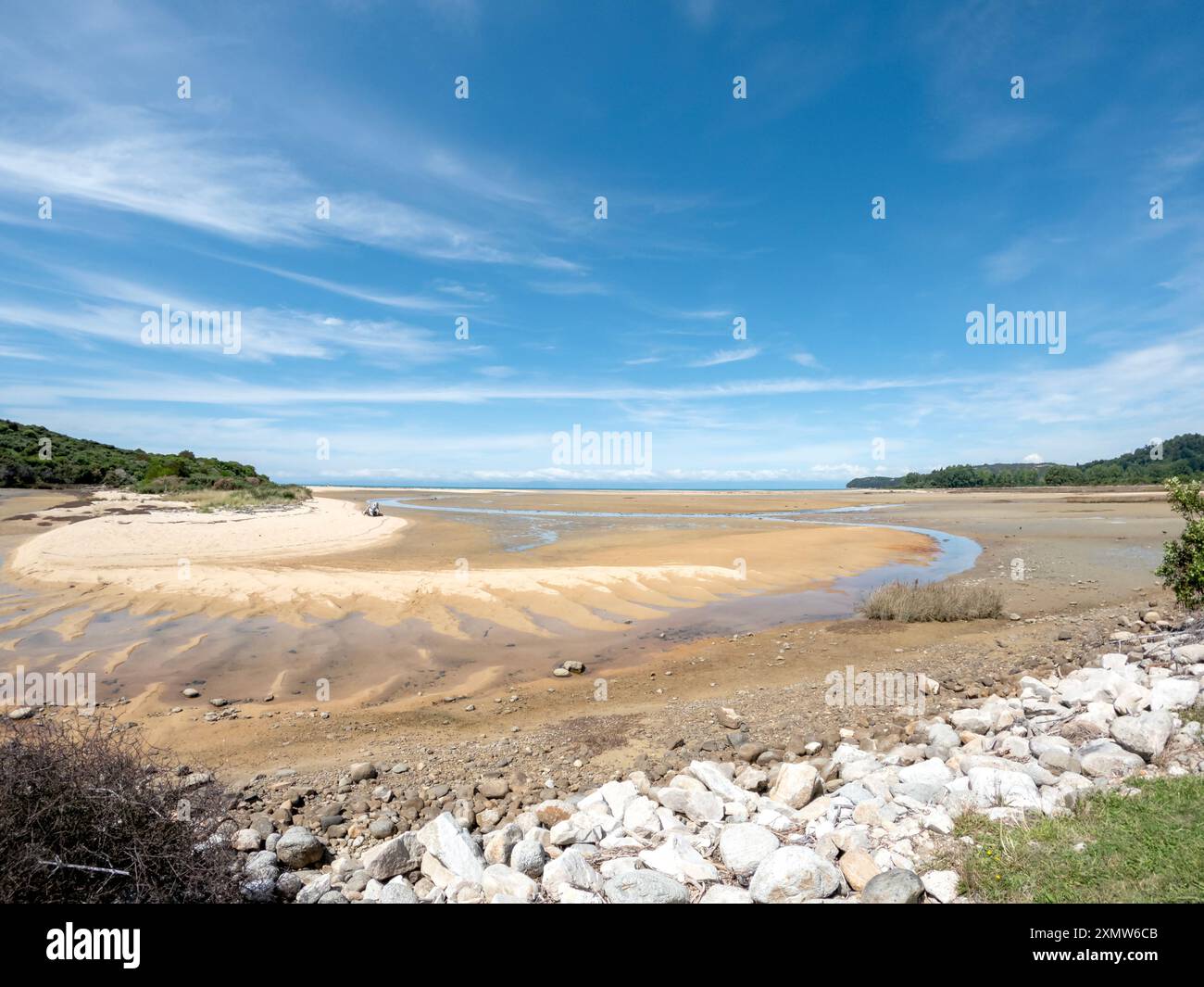 Abel Tasman National Park stunning coastal landscape of featuring ...