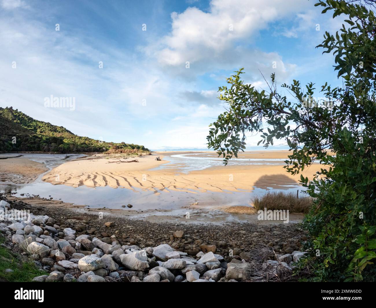 Abel Tasman National Park stunning coastal landscape of featuring ...