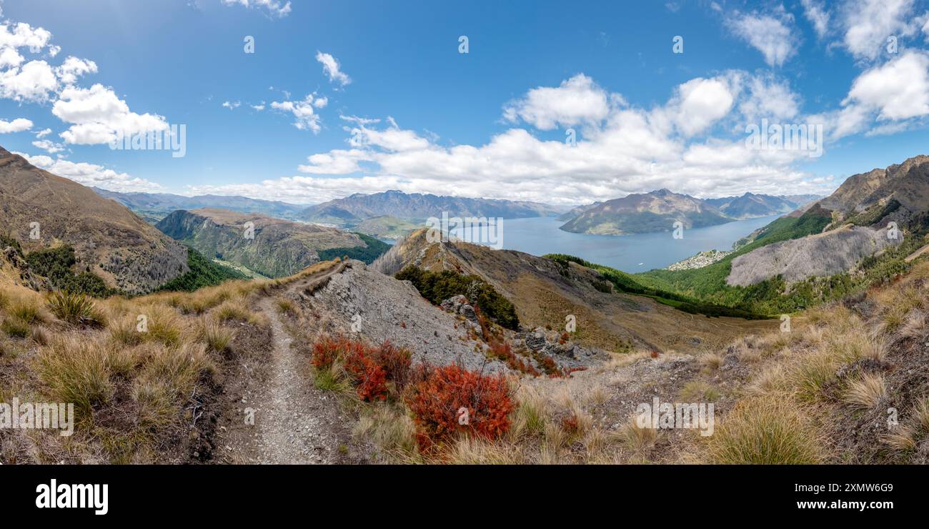 The Ben Lomond Track With Spectacular Panoramic Views Over Queenstown