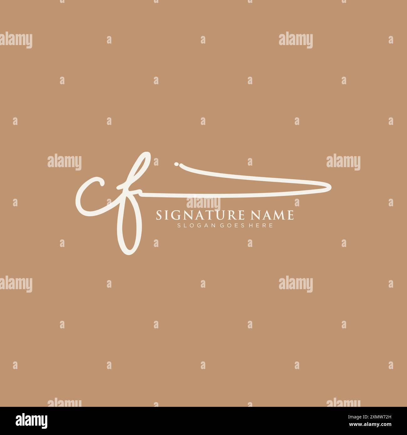 Letter cf logo Stock Vector Images - Alamy