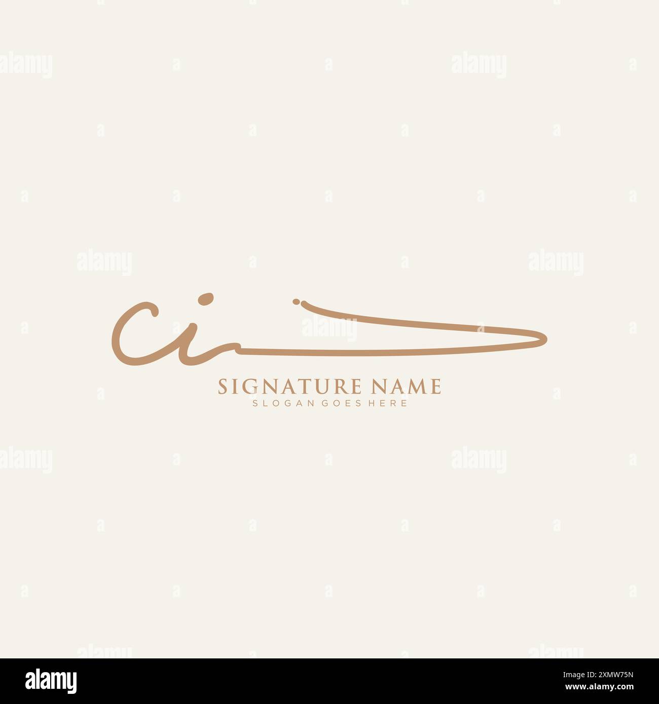 Ci modern logo hi-res stock photography and images - Alamy