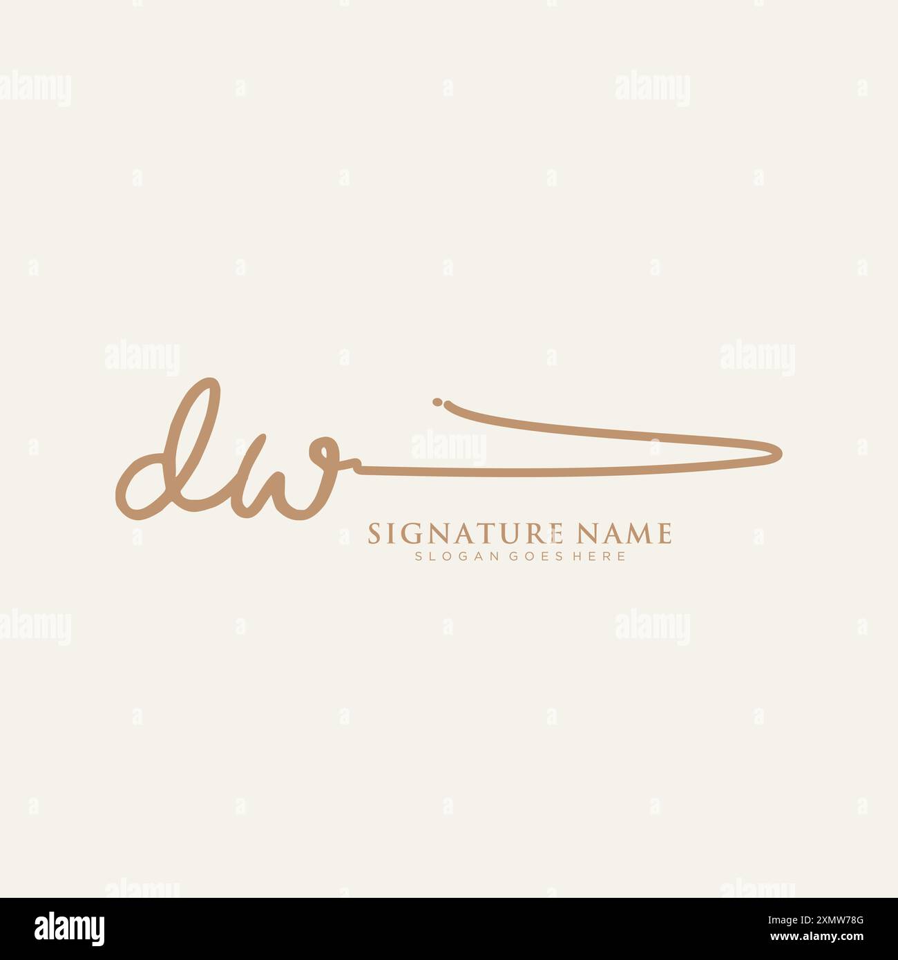 Dw clean logo Stock Vector Images - Alamy