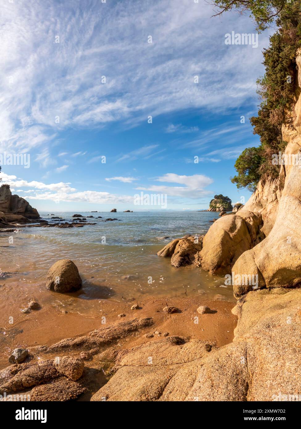 Little Kaiteriteri Beach: A breathtaking coastal landscape featuring ...