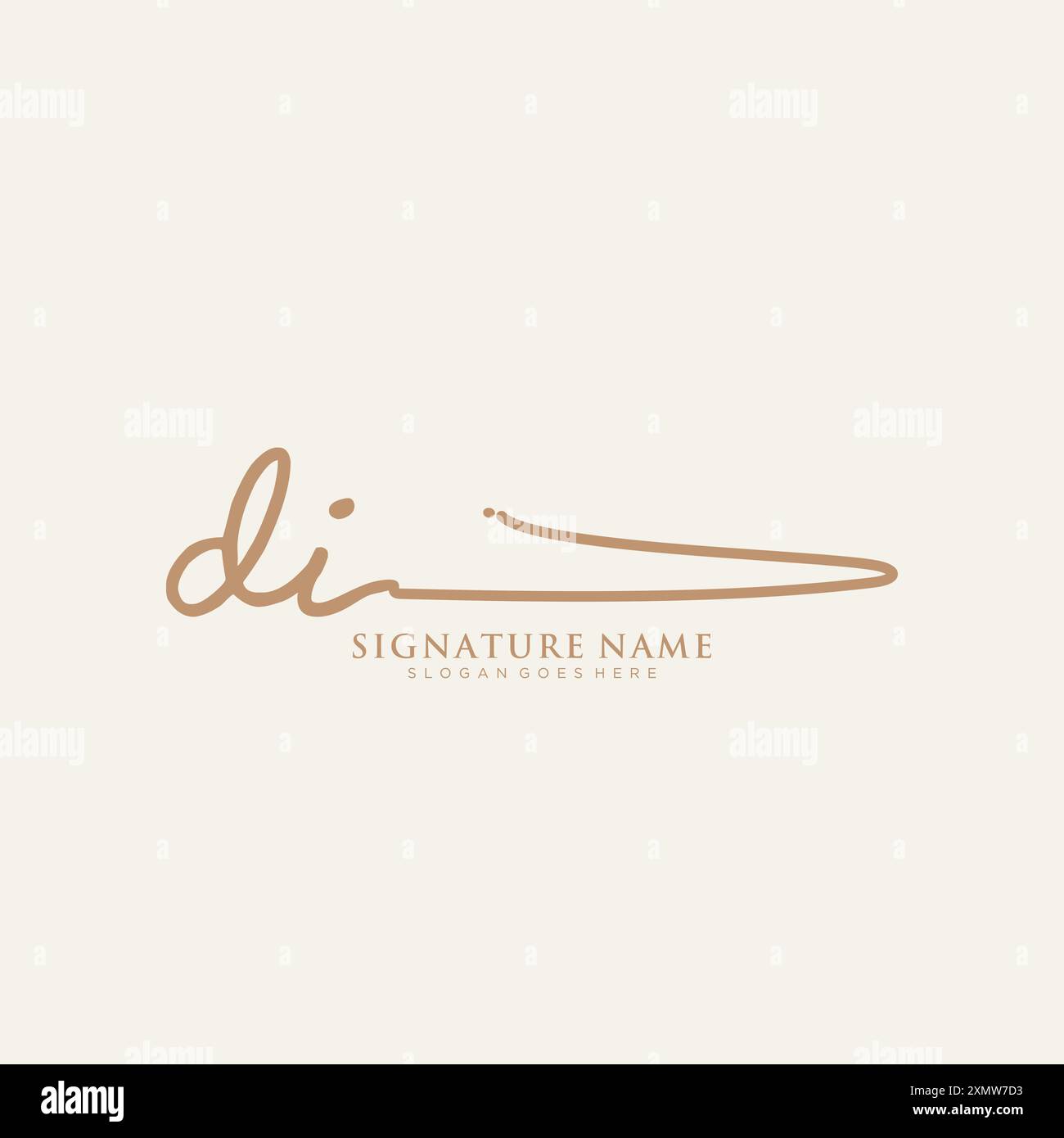Letter di logo vector vectors hi-res stock photography and images - Alamy