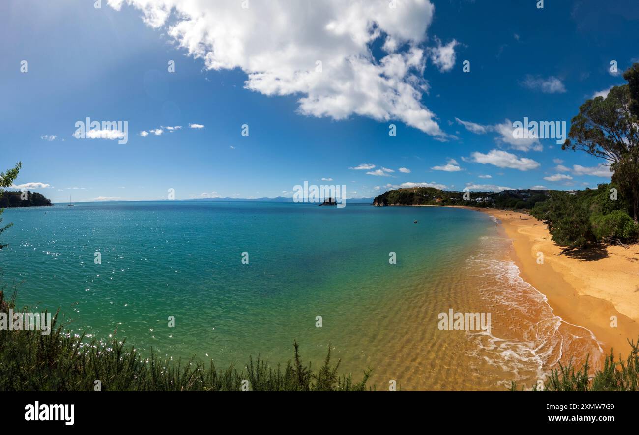 Little Kaiteriteri Beach: A breathtaking coastal landscape featuring ...