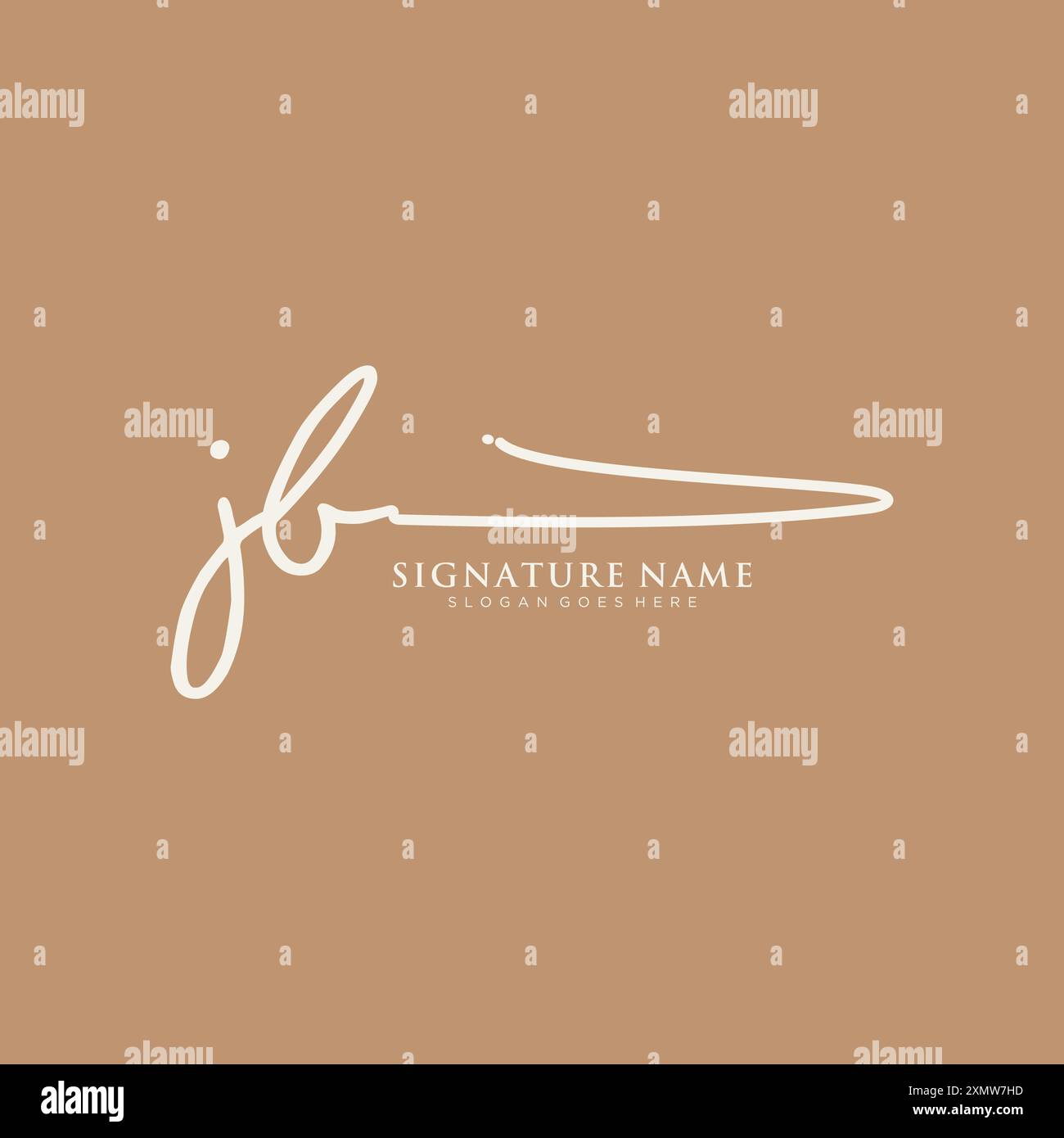 Initial jb logo vector vectors hi-res stock photography and images - Alamy