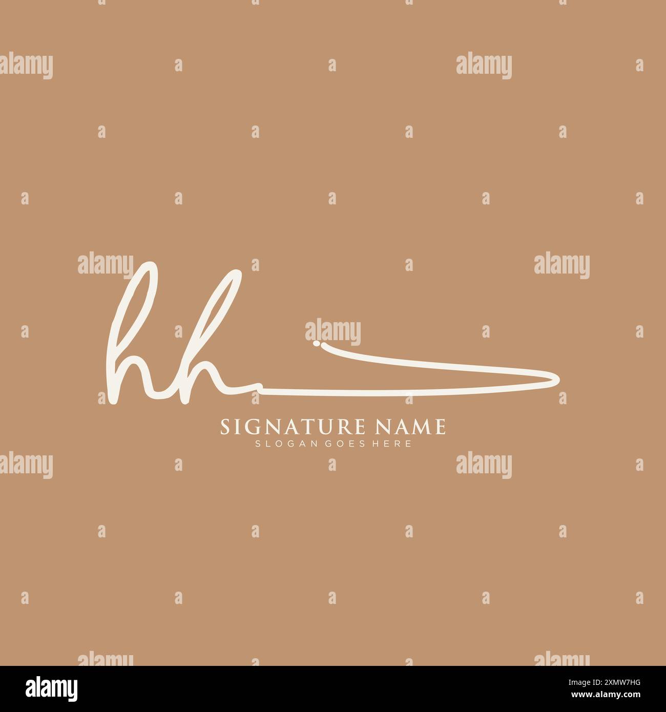 HH Signature Logo Template Stock Vector Image & Art - Alamy