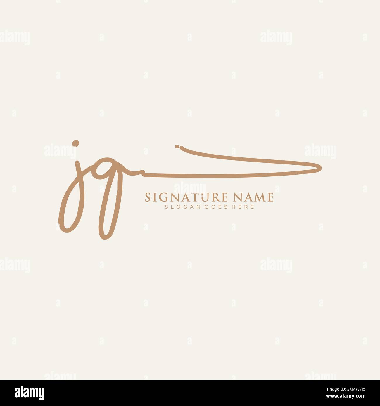 JQ Signature Logo Template Stock Vector Image & Art - Alamy
