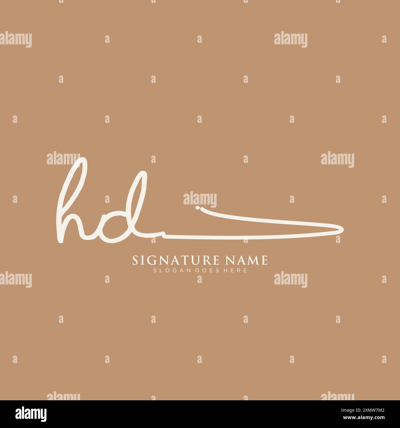 HD Signature Logo Template Stock Vector Image & Art - Alamy
