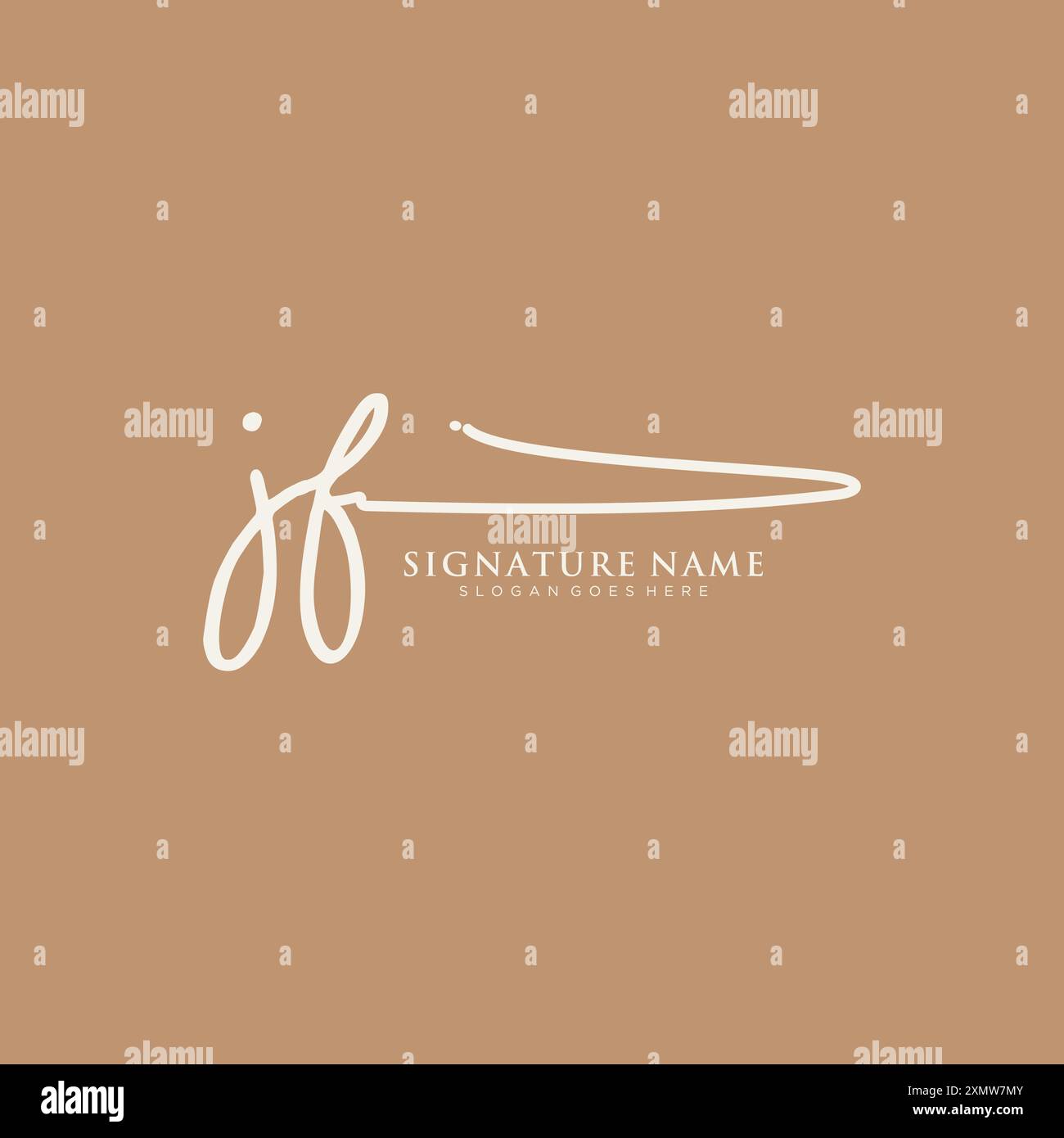 JF Signature Logo Template Stock Vector Image & Art - Alamy