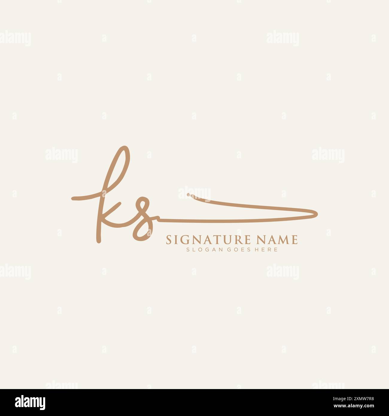 Ks minimalist logo hi-res stock photography and images - Alamy