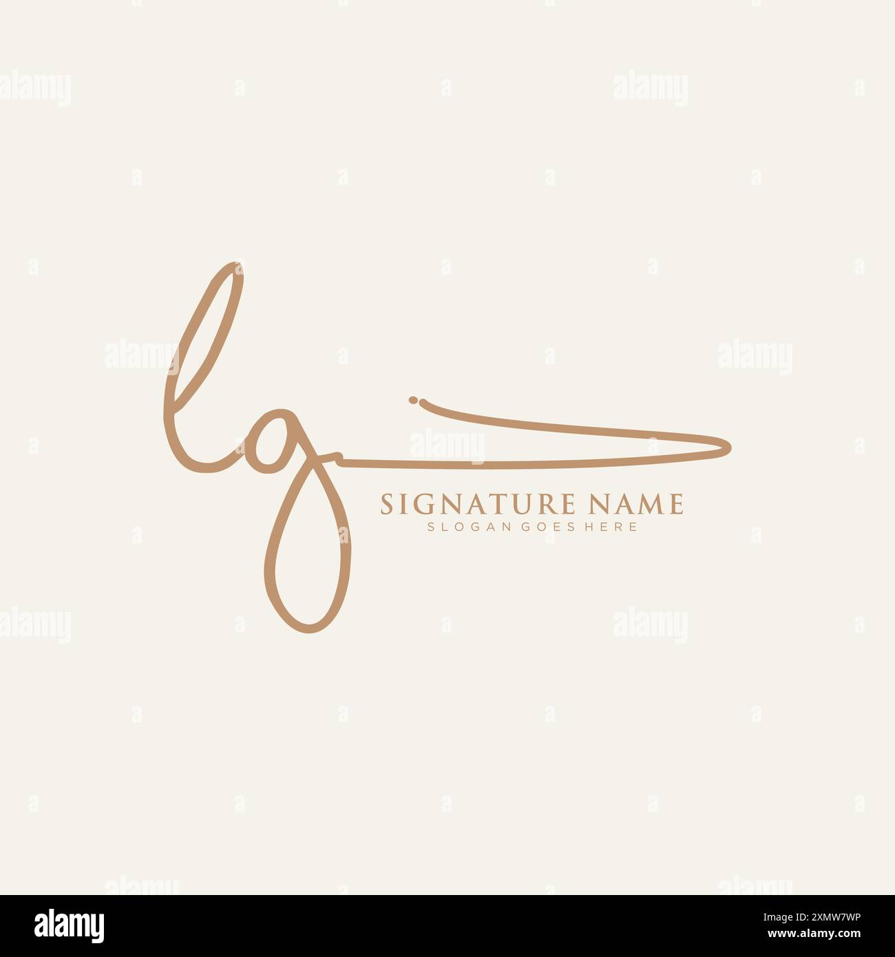 LG Signature Logo Template Stock Vector Image & Art - Alamy