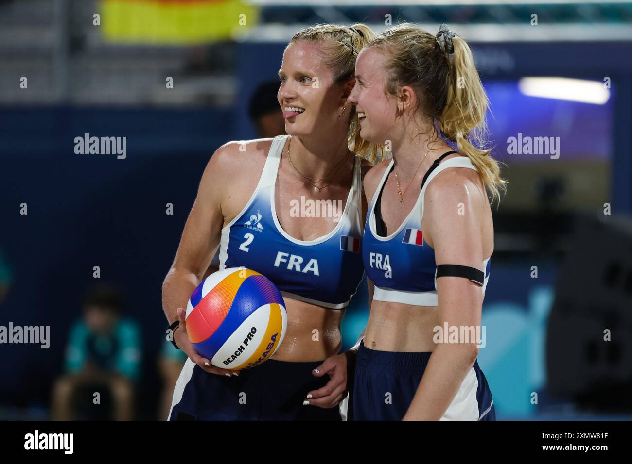 Paris, France, 29 July, 2024. Lezana Placate and Alexia Richard of ...