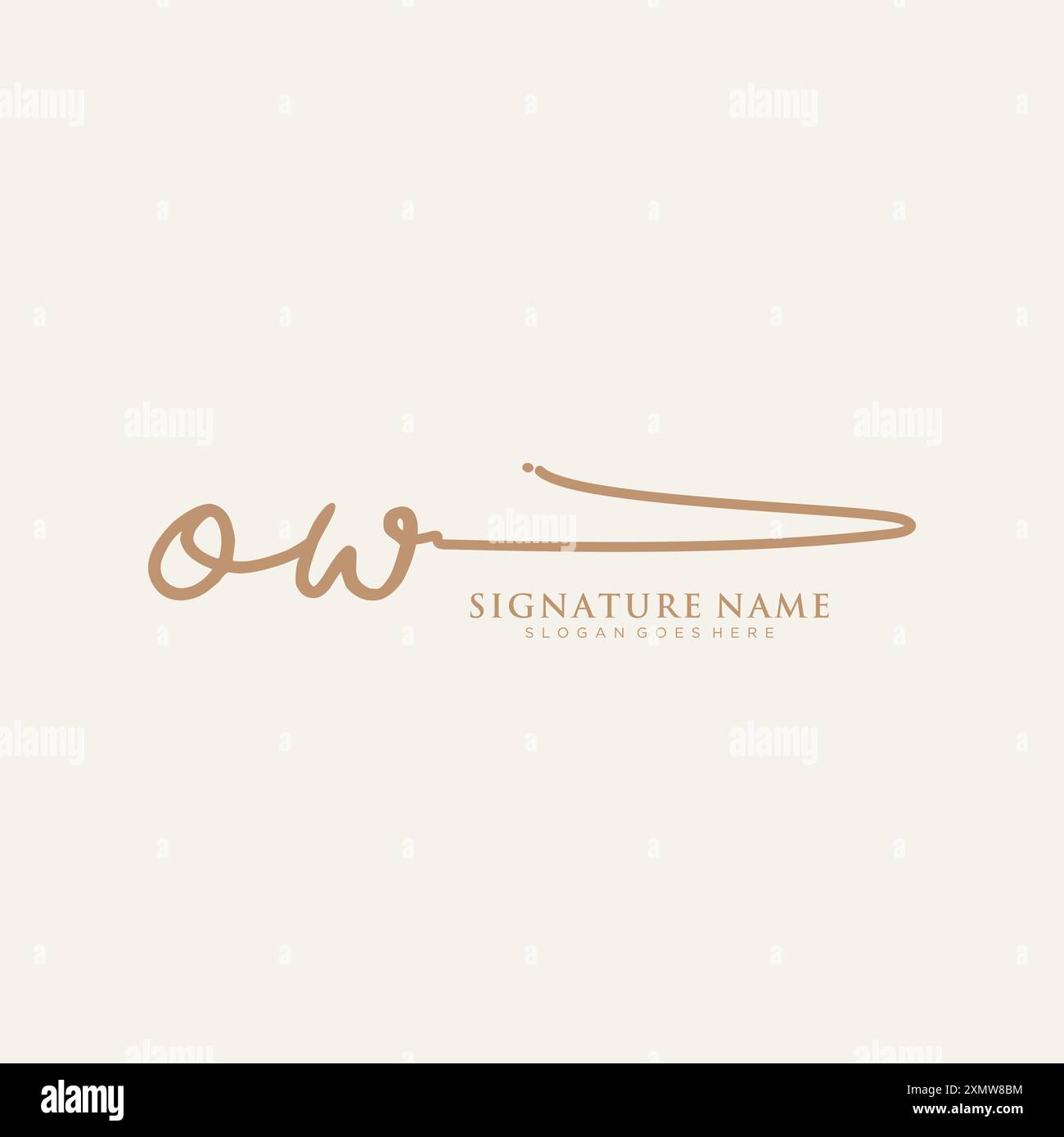 Ow clean logo hi-res stock photography and images - Alamy