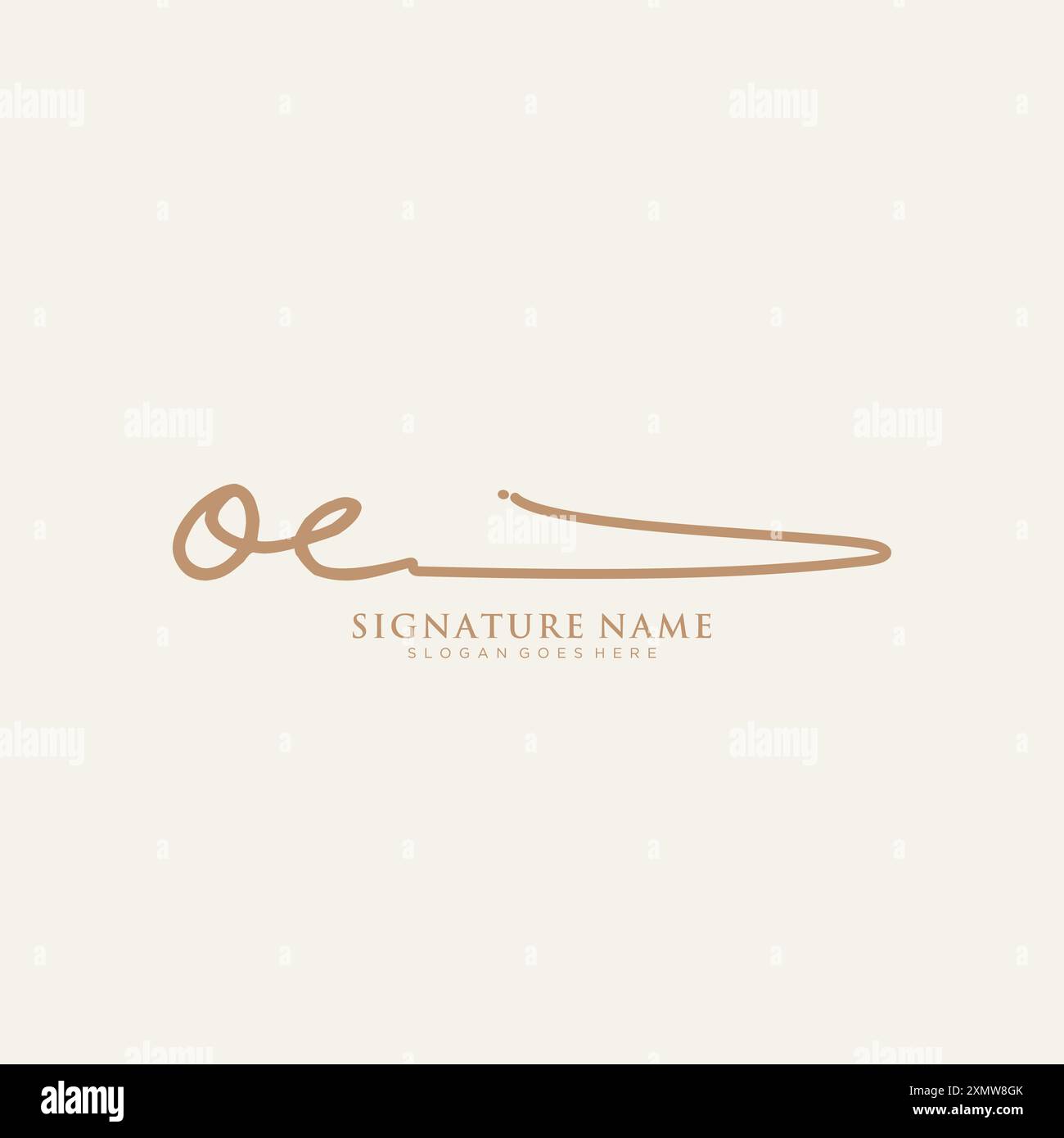 OE Signature Logo Template Stock Vector Image & Art - Alamy