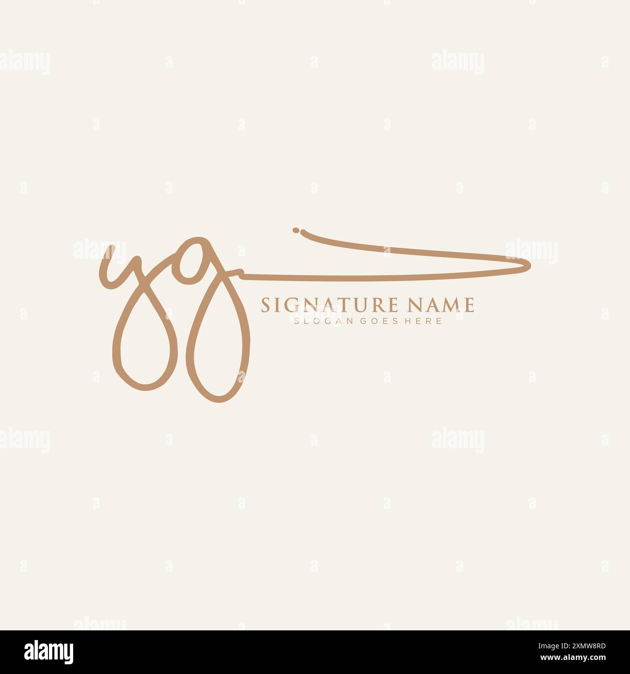 YG Signature Logo Template Stock Vector Image & Art - Alamy