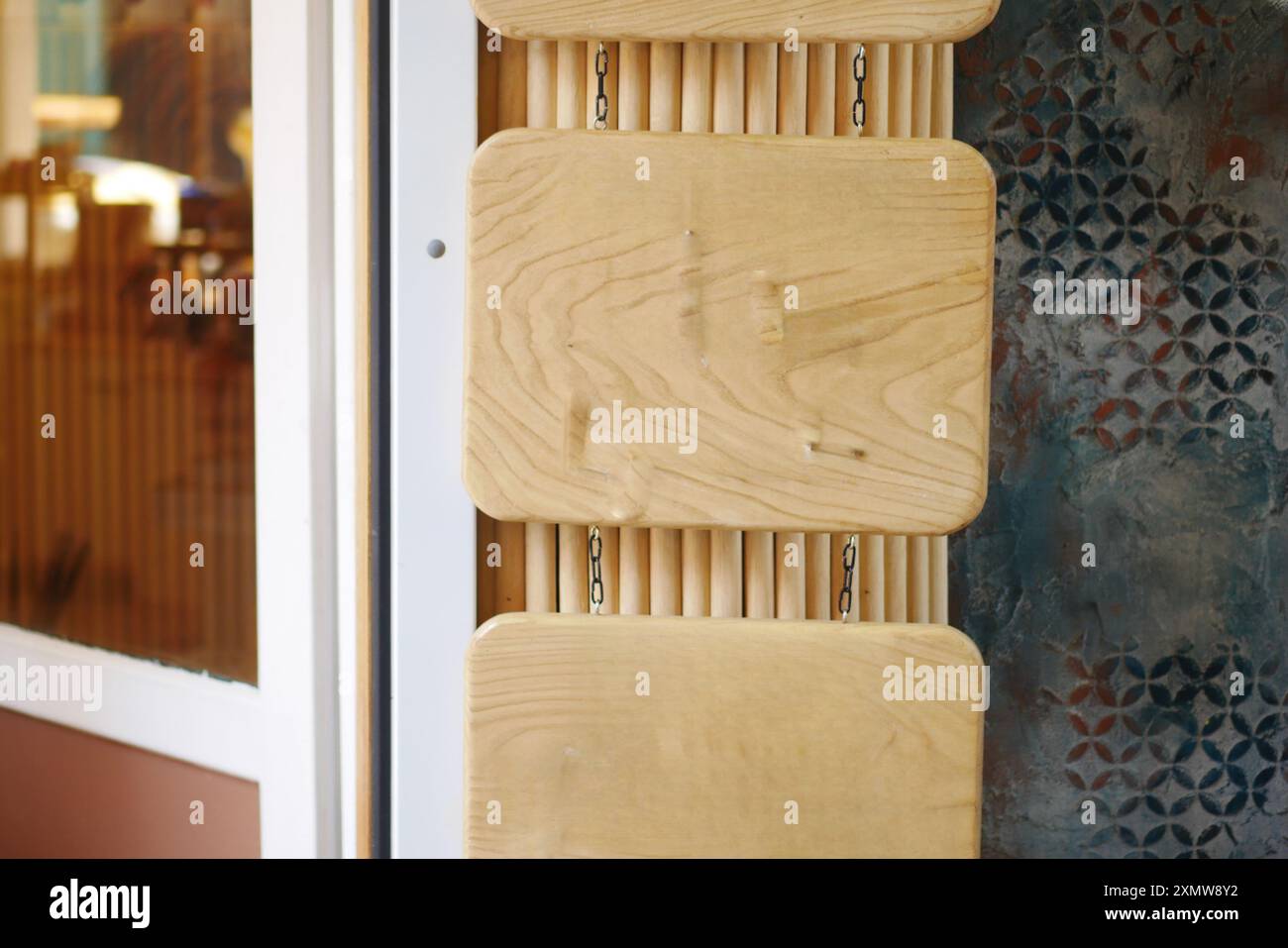 Beautifully crafted Wooden Wall Panels featuring Vertical Slats and a ...