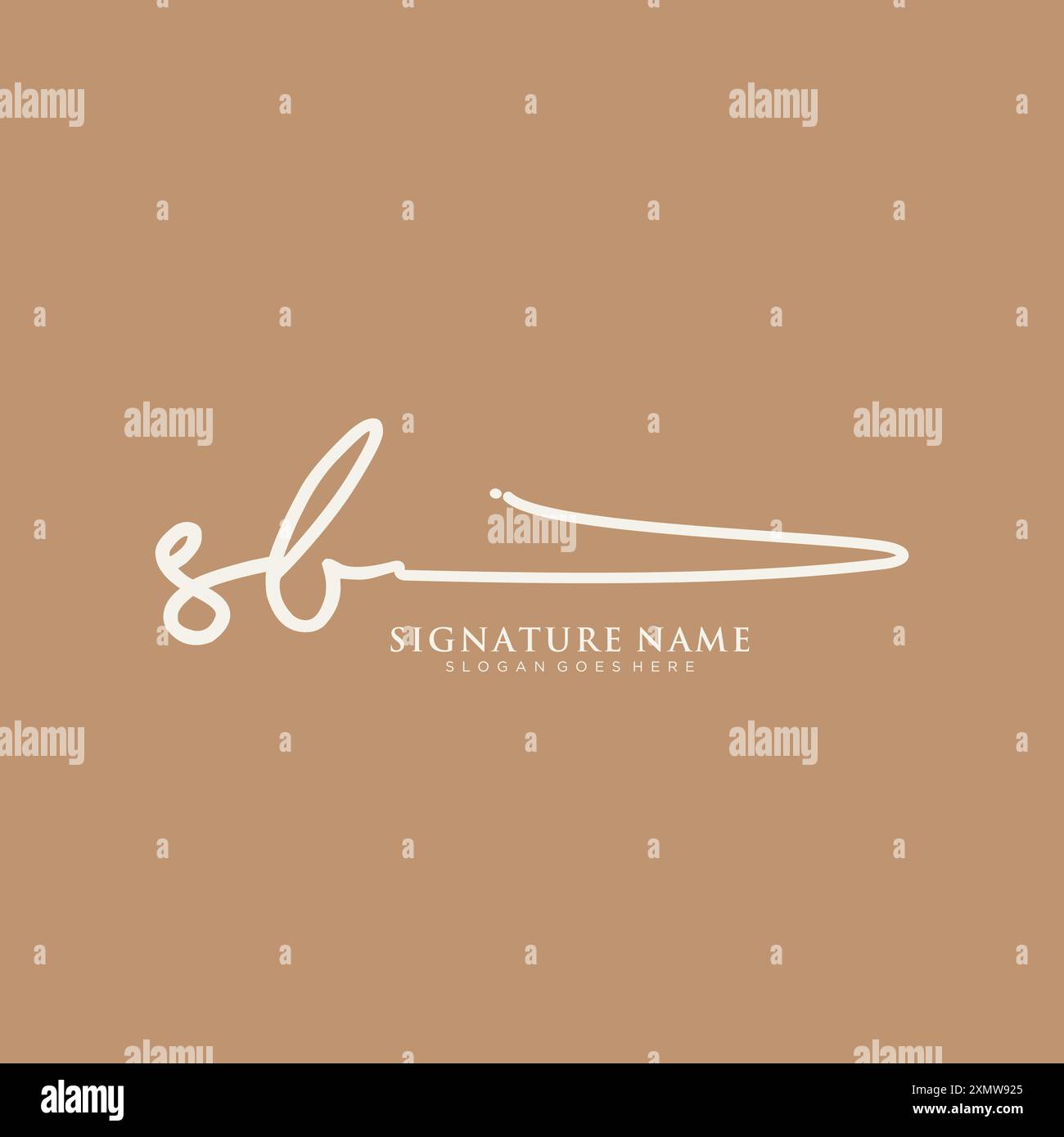 Letter sb logo hi-res stock photography and images - Alamy