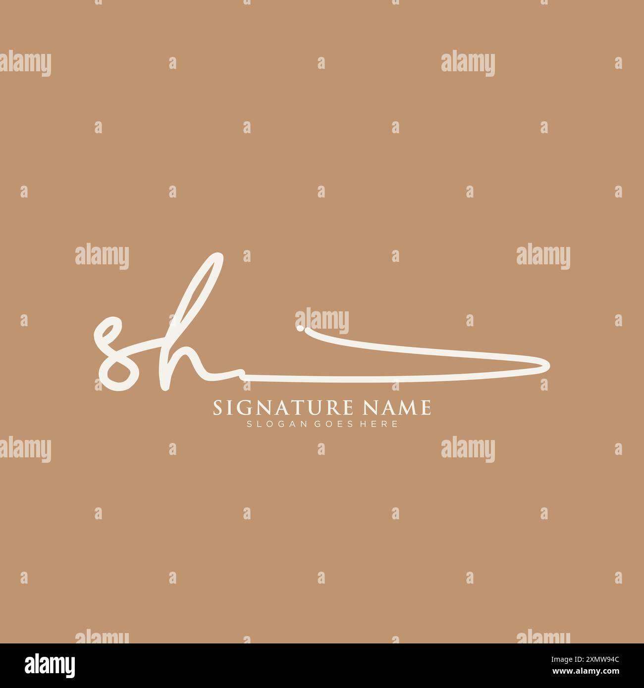 Sh signature hi-res stock photography and images - Alamy