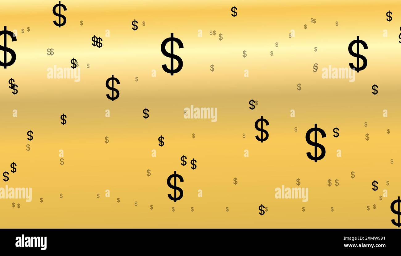 Dollar symbols of different sizes hi-res stock photography and images ...