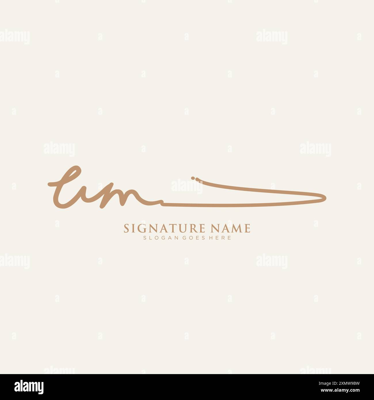UM Signature Logo Template Stock Vector Image & Art - Alamy