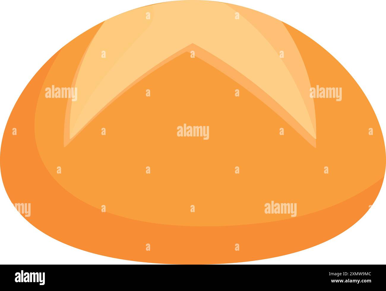 Simple round loaf of bread with a cross on top hi-res stock photography ...