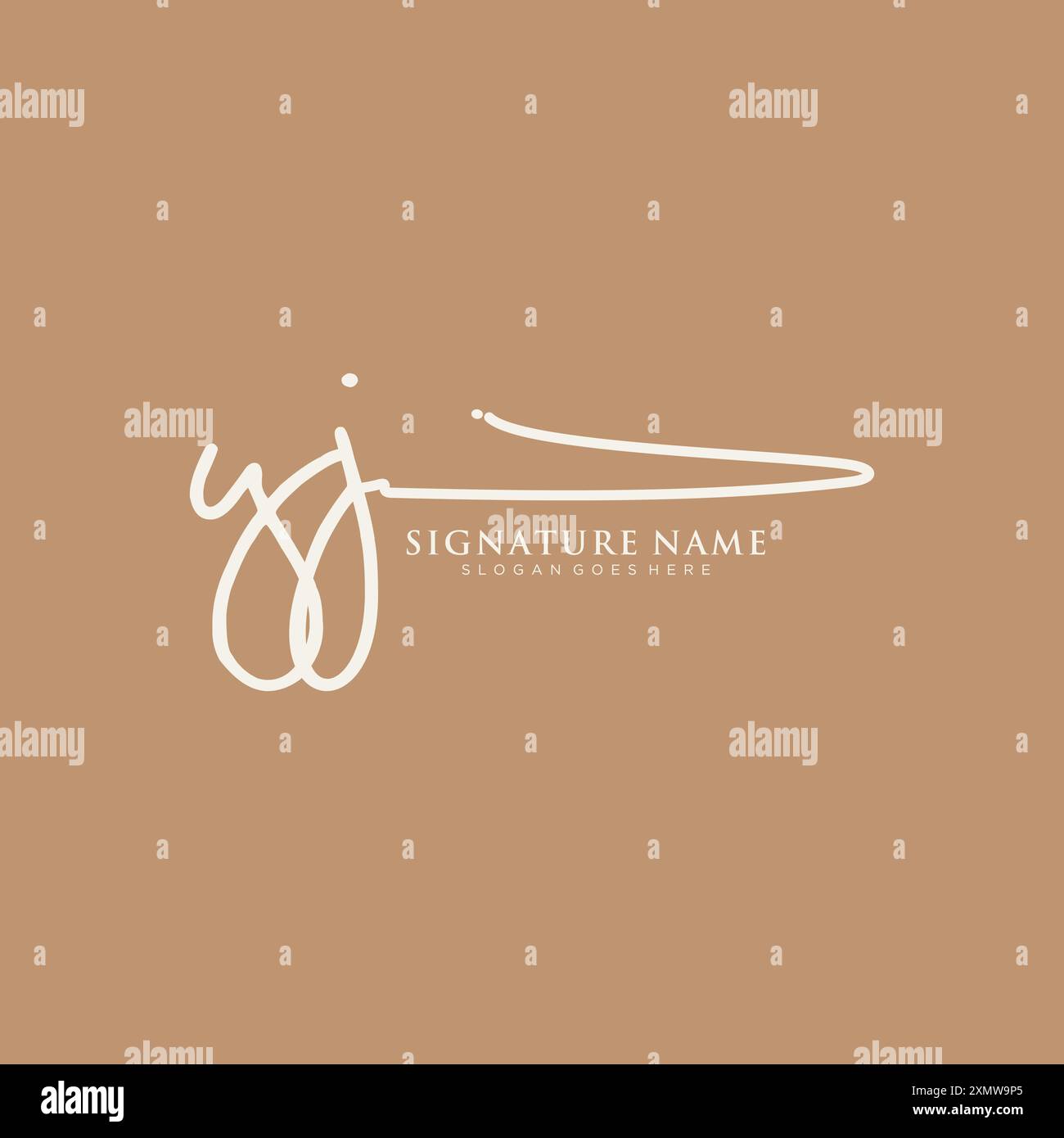 Yj modern logo hi-res stock photography and images - Alamy