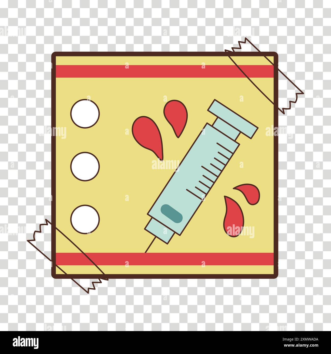 Cute syringe illustration hi-res stock photography and images - Alamy