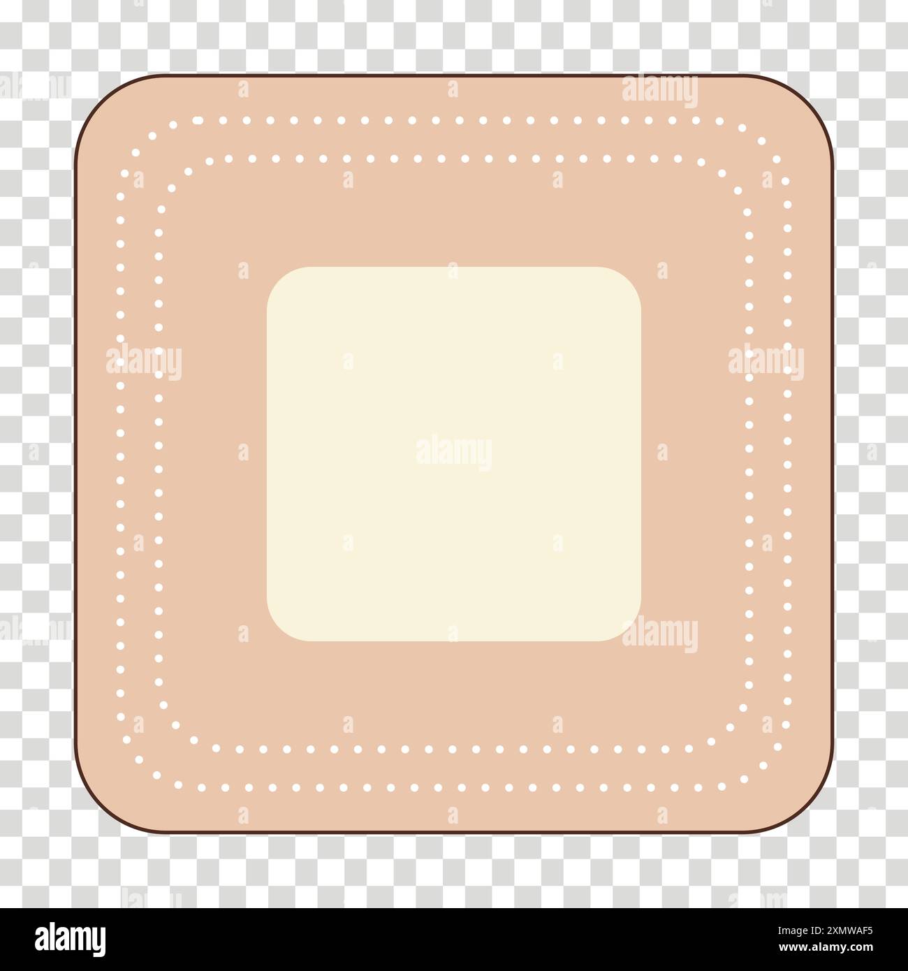 Round Square Wound Bandaid Stock Vector Image & Art - Alamy