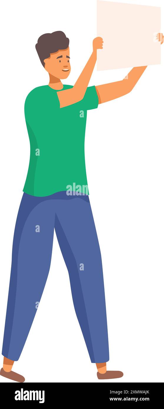 Cartoon illustration determined man walking Cut Out Stock Images ...