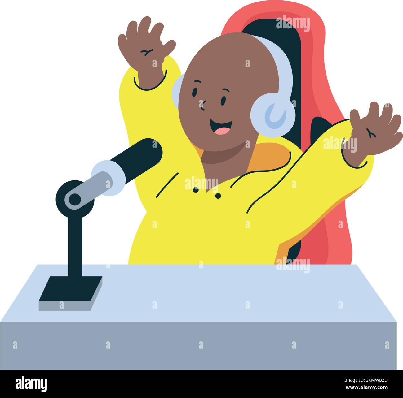 Teenager streamer Stock Vector Images - Alamy