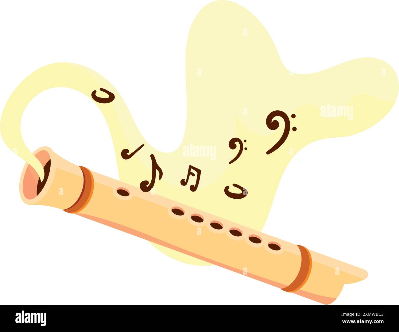 happy janmashtami bansuri Stock Vector Image & Art - Alamy