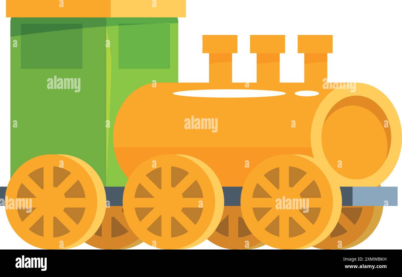 Steam train side view Stock Vector Images - Alamy