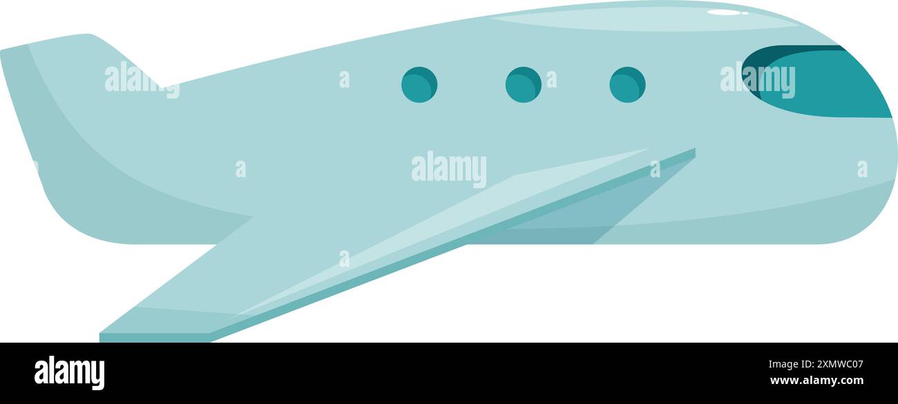 Airplane taking off side view Stock Vector Images - Alamy