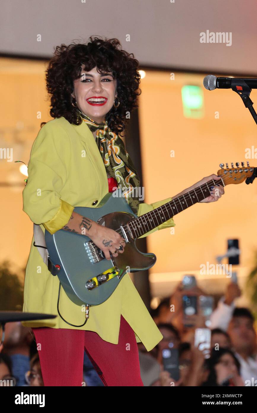 Mexico City, Ciudad de Mexico, Mexico. 28th July, 2024. Mexican Singer ...