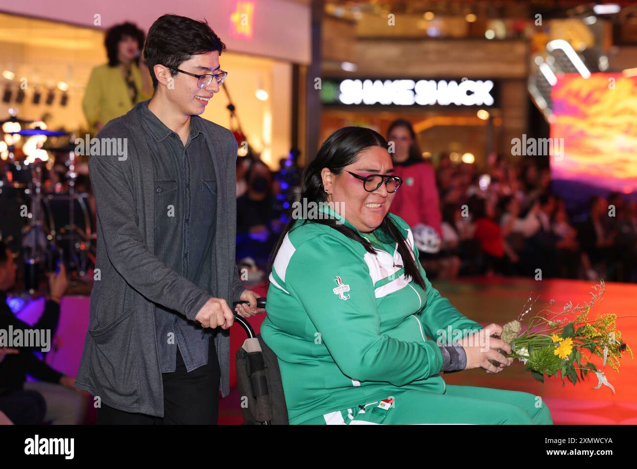 Mexico City, Ciudad de Mexico, Mexico. 28th July, 2024. A Paralympic ...