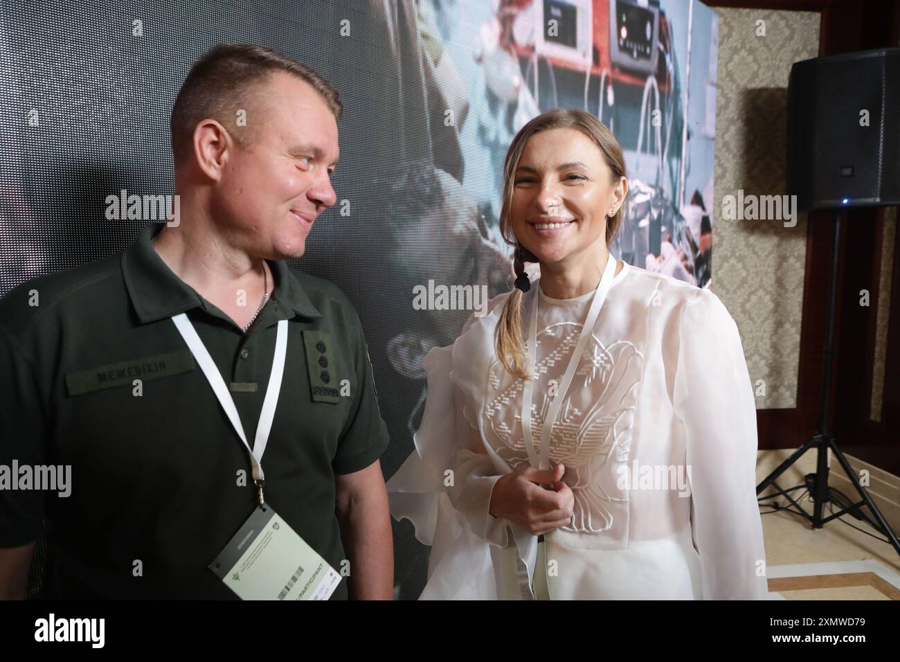 Non Exclusive: KYIV, UKRAINE - JULY 27, 2024 - Colonel, Hero of Ukraine ...