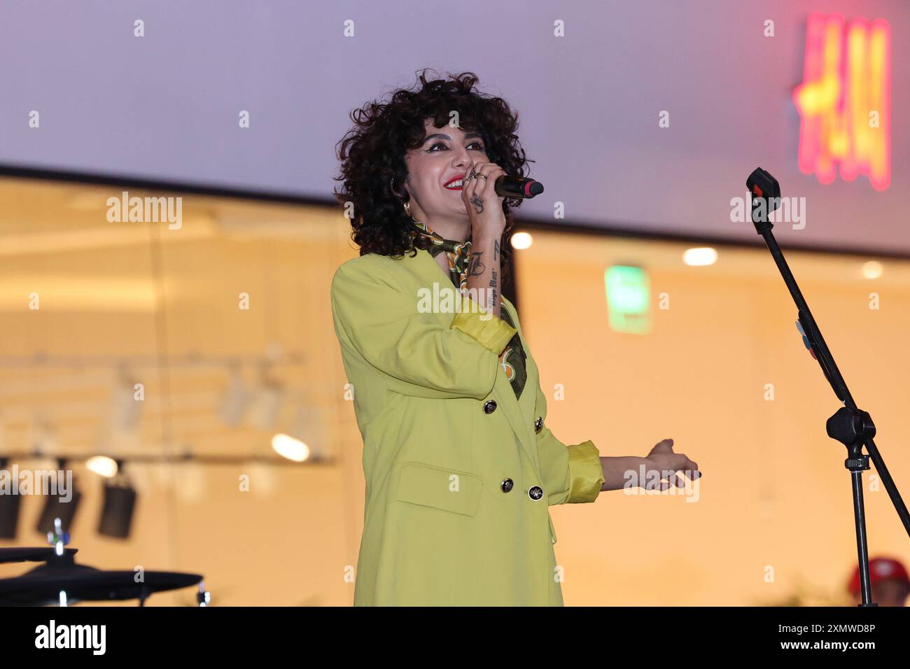 Mexico City, Ciudad de Mexico, Mexico. 28th July, 2024. Mexican Singer ...