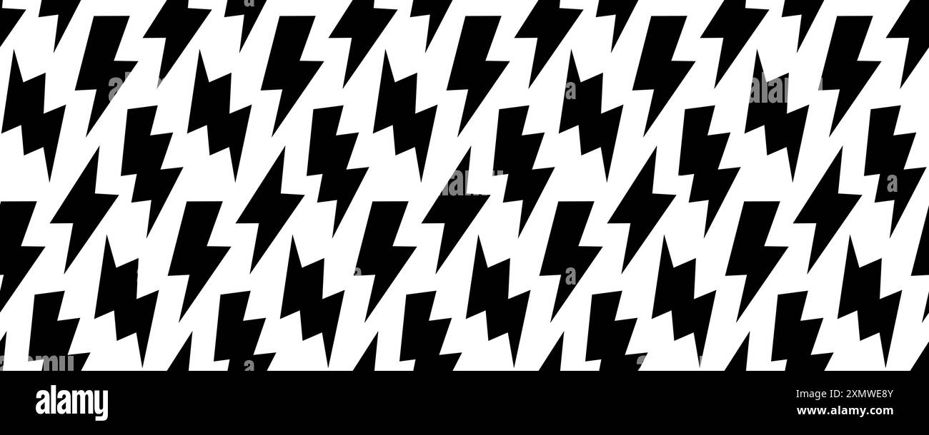 Lightning bolt seamless pattern. Thunder bolt repeating background ...
