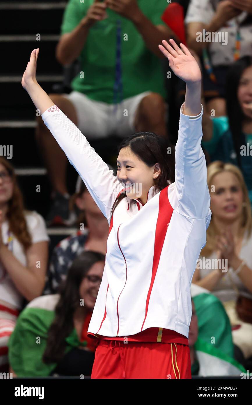 **CHINESE MAINLAND, HONG KONG, MACAU AND TAIWAN OUT** Chinese swimmer ...