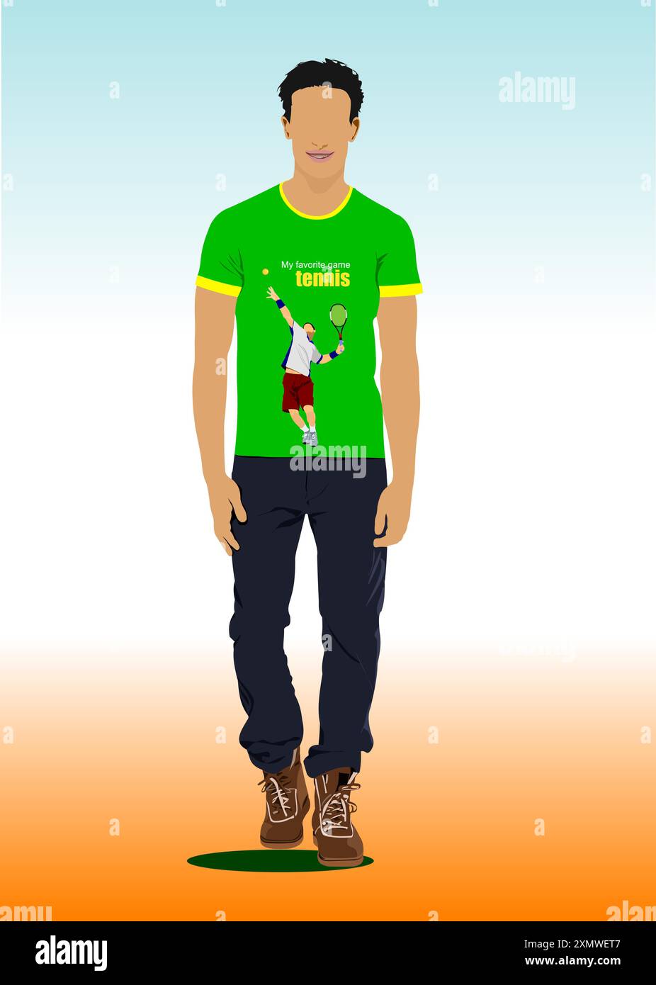 Good sportsman Stock Vector Images - Alamy