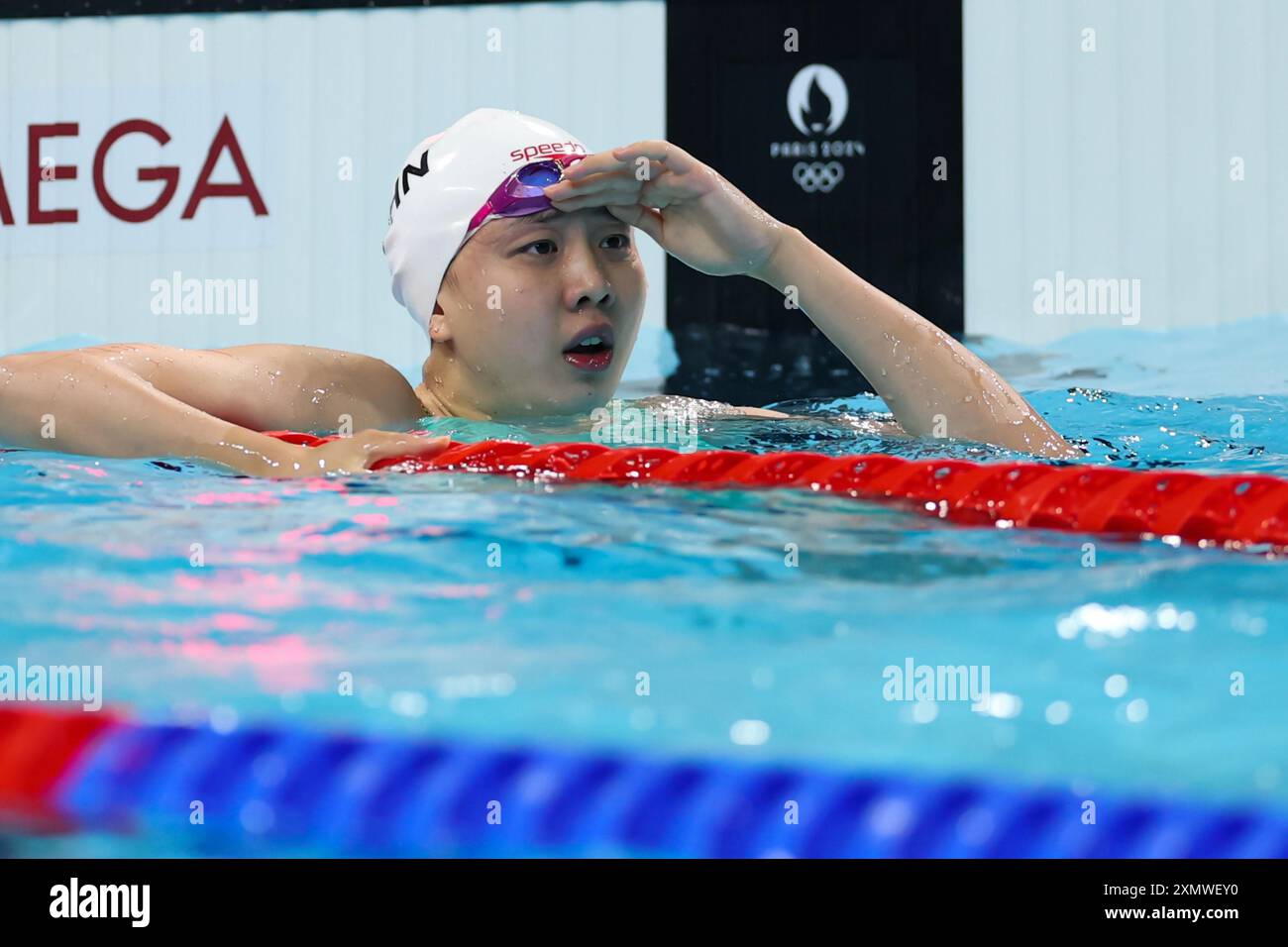 **CHINESE MAINLAND, HONG KONG, MACAU AND TAIWAN OUT** Chinese swimmer ...