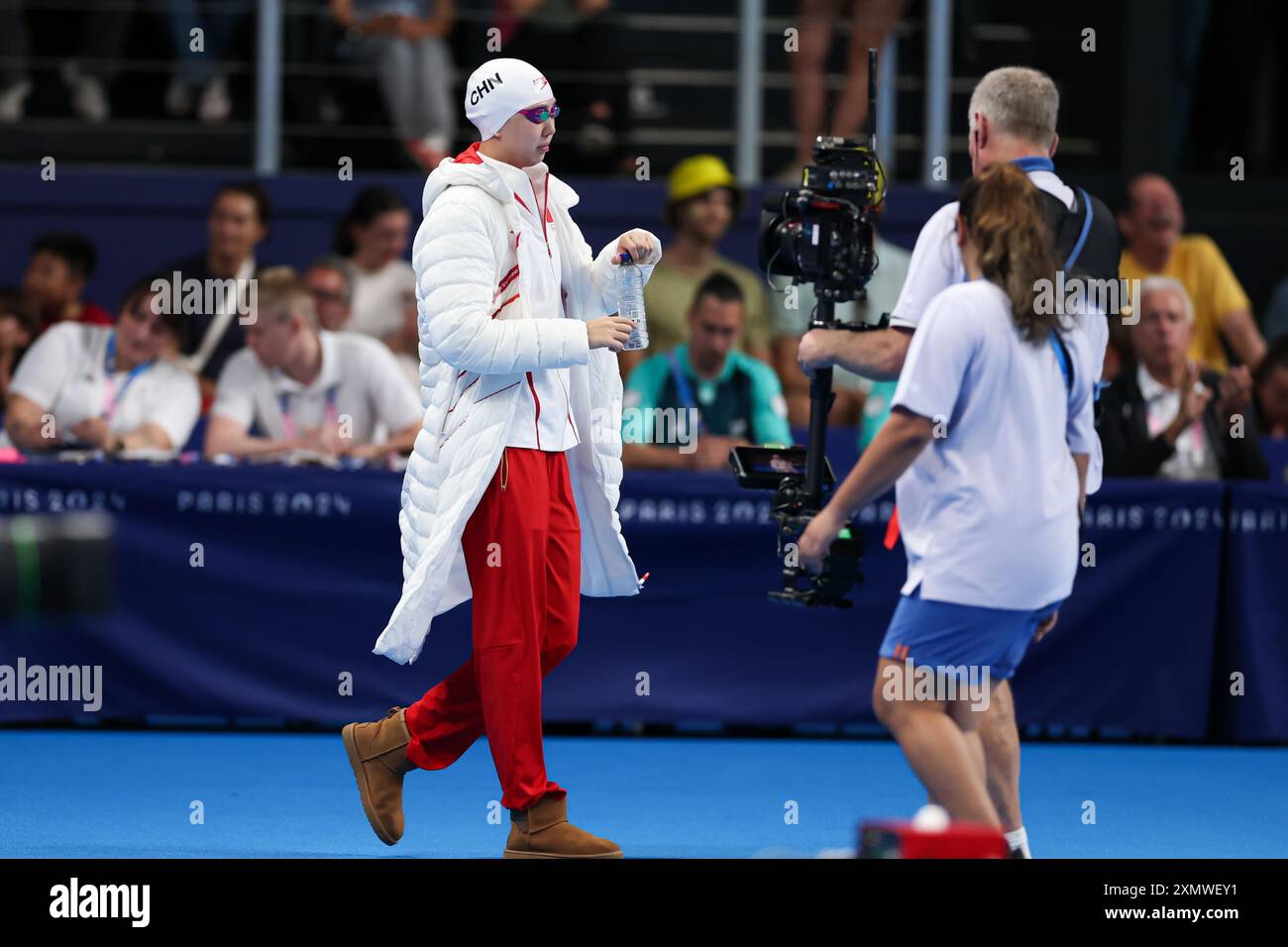 **CHINESE MAINLAND, HONG KONG, MACAU AND TAIWAN OUT** Chinese swimmer ...